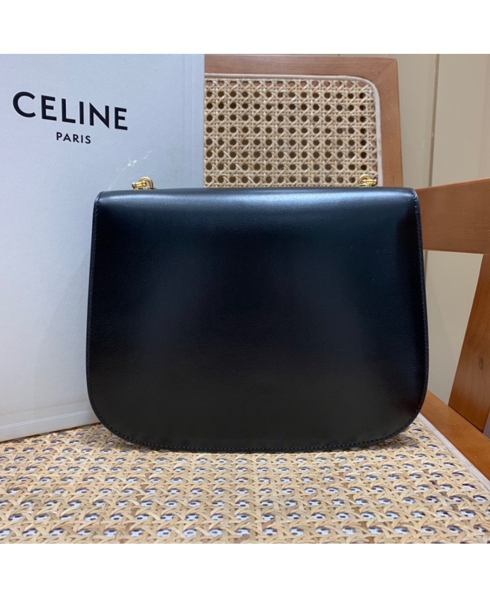 CELINE CHAIN BESACE TRIOMPHE IN SHINY CALFSKIN